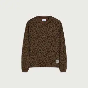 BUTTER GOODS Waffle Long Sleeve T-shirt - Leopard