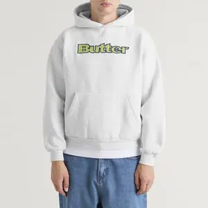 BUTTER GOODS Ripstop Logo Applique Hoodie