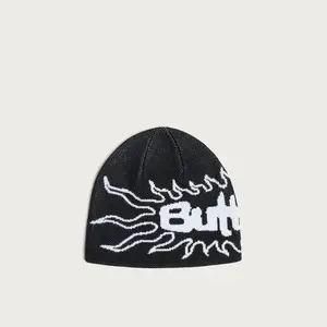 BUTTER GOODS Solar Skully Beanie - Black