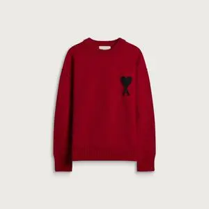 AMI Paris Crewneck Contrasted Adc Jumper