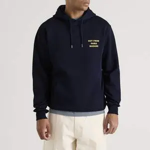 Drole De Monsieur Bold Slogan Hoodie
