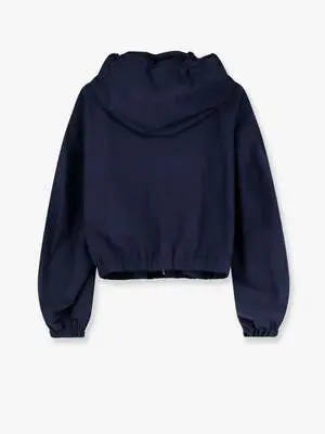Celine Cotton Blend Jacket With Logo - Multicolor