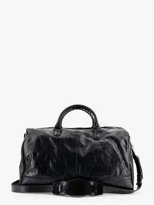 Balenciaga Le City Boston L Leather Handbag