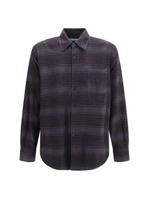 Our Legacy Above Checked Shirt - Gray