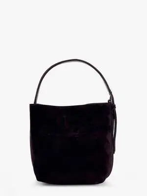 TOTEME Small Belted Suede Handbag - Multicolor
