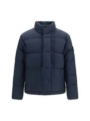 Stone Island Cotton Nylon Tela Jacket - Blue