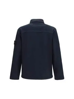 Stone Island Wool-blend Shirt - Blue