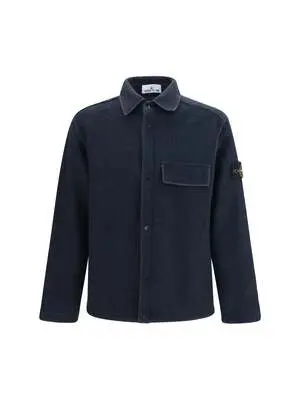 Stone Island Wool-blend Shirt - Blue