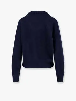 LISA YANG Doria Sweater With Wide Neckline - Blue