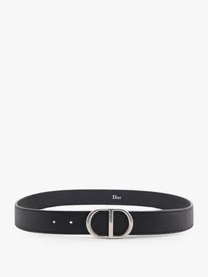 Dior Cd Icon Leather Belt - Multicolor