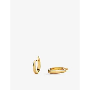 MISSOMA Claw Huggies 18ct -plated Brass Hoop Earrings - Gold
