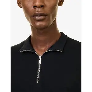 ARNE Interlock Stretch-jersey Sweatshirt - Black