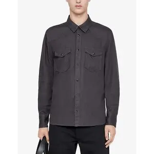 ALLSAINTS Hanway Double-pocket Woven Shirt