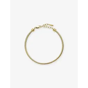 MISSOMA Thin Snake 18ct Yellow Pvd Plated Stainless-steel Chain Bracelet - Gold