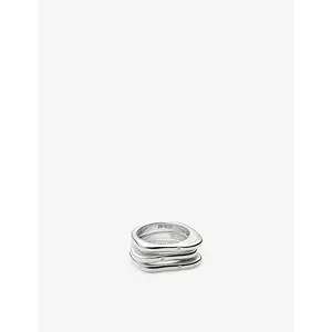 MISSOMA Harris Reed Self Love -plated Stacking Rings - Silver