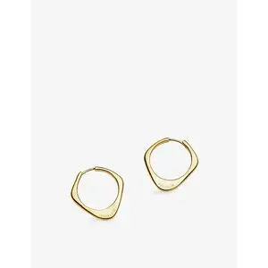 MISSOMA Harris Reed Fearless Medium 18ct Yellow- Plated Brass Hoop Earrings - Gold