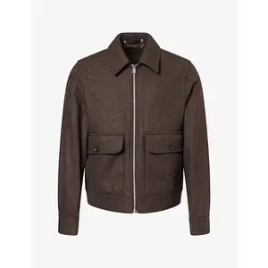 Paul Smith Harrington Zip Wool-blend Jacket