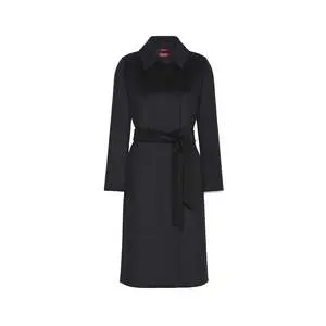 Max Mara Bcollag Wool Coat - Black