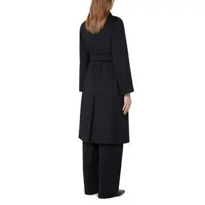 Max Mara Bcollag Wool Coat - Black