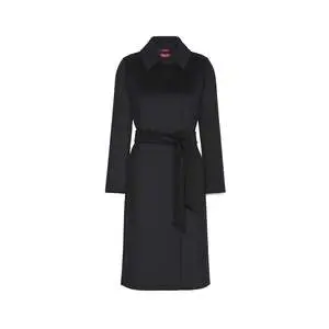 Max Mara Bcollag Wool Coat - Black