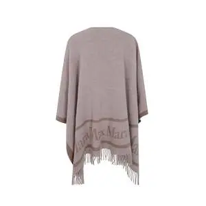 Max Mara Pirania Wool Cape - Cream