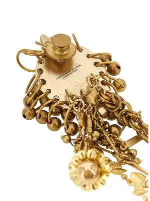 Dries Van Noten Cascade Pendant Brooches - Gold