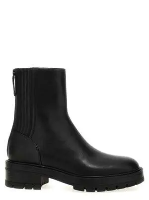 AQUAZZURA Saint Honore' Ankle Boots - Black