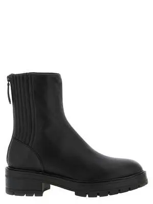 AQUAZZURA Saint Honore' Ankle Boots - Black