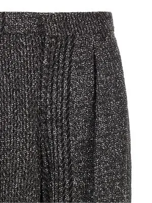 Missoni Lamé And Sequin Yarn Pants - Black