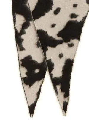 Guest In Residence Grizzly Cowhide' Scarf