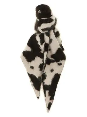 Guest In Residence Grizzly Cowhide' Scarf - Multicolor
