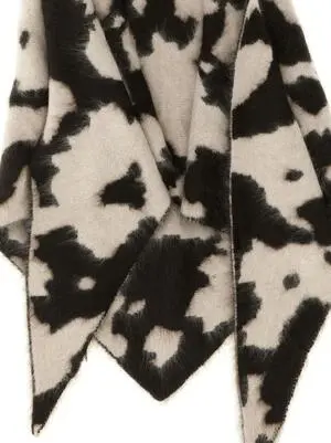 Guest In Residence Grizzly Cowhide' Scarf - Multicolor