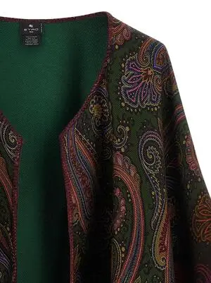 Etro Reversible Paisley Dégradé Cape - Multicolor