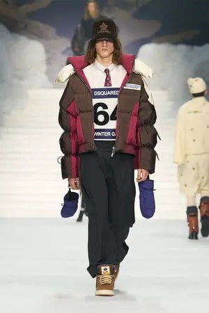 Dsquared2 Dominate Your Sport Drawstring Down Jacket - Multicolor
