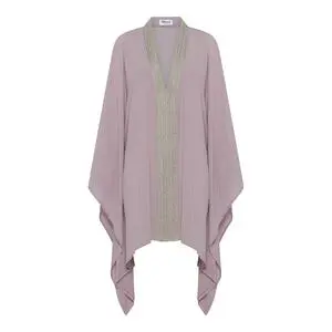 BELYED HANDCRAFT Amirat – Elegant Angel Sleeve Kimono Dress Belyed - Pink