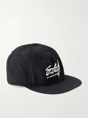Satisfy Flitesilk Logo-embroidered Shell Cap - Black