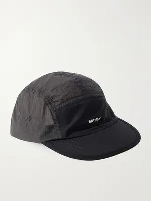 Satisfy Trail Logo-print Rippy™ And Peaceshell™ Cap - Black