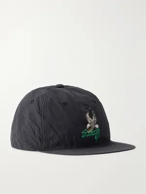 Satisfy Flitesilk Logo-embroidered Panelled Shell Cap - Black