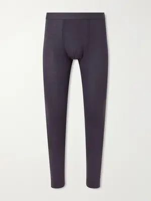 Zimmerli Cozy Comfort Modal-blend Jersey Pyjama Bottoms - Black