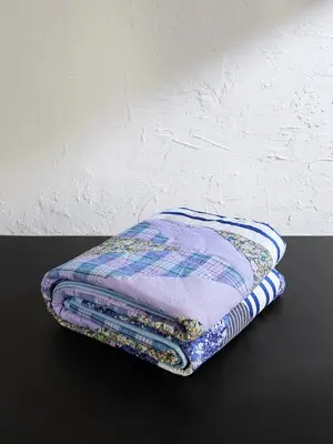 A.p.c. Pictures Of Lily Queen Patchwork Cotton-blend Throw - Multi