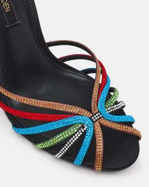 Steve Madden Mizuna Rhinestones Strappy Heels