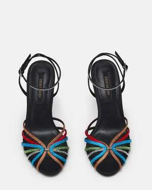 Steve Madden Mizuna Rhinestones Strappy Heels
