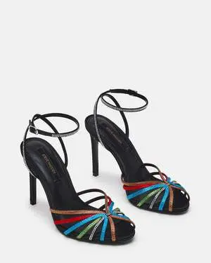 Steve Madden Mizuna Rhinestones Strappy Heels
