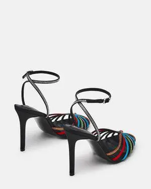 Steve Madden Mizuna Rhinestones Strappy Heels