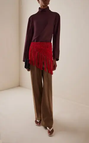 SLOAN Exclusive Wool Straight-leg Jeans