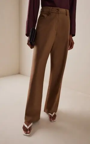 SLOAN Exclusive Wool Straight-leg Jeans