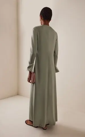 SLOAN Exclusive Buttoned Satin Duster