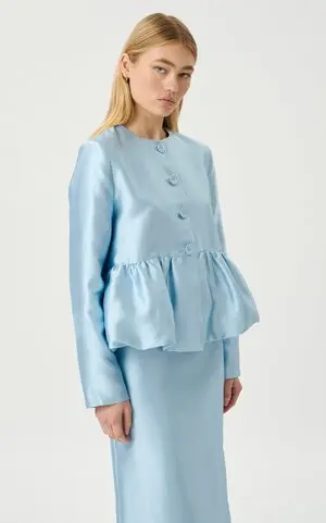ROAME Caroline Maxi Skirt - Light Blue