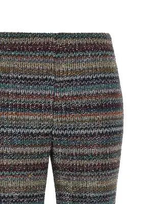 Missoni Weaved Greek Pattern Pants - Multicolor