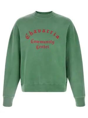 WILLY CHAVARRIA Chavarria Community Center Hooligan' Sweatshirt - Green